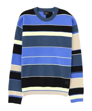 Paul Smith Striped Panel Knitted Sweater