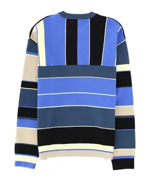 Paul Smith Striped Panel Knitted Sweater