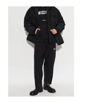 Moschino Print Contrast Stitch Hoodie