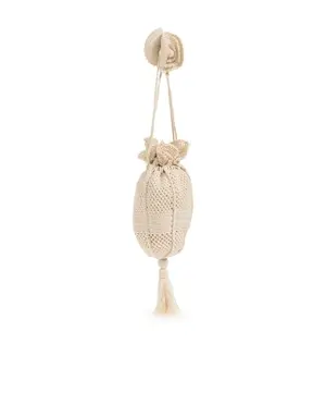 Ulla Johnson Crochet Shoulder Bag - Natural