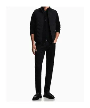 Emporio Armani Logo Embroidered Zipped Cardigan