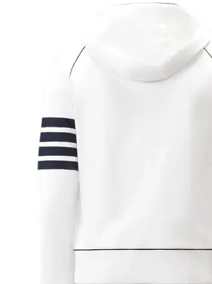 Thom Browne Loopback Stripe-detail Hoodie
