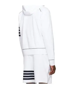 Thom Browne Loopback Stripe-detail Hoodie