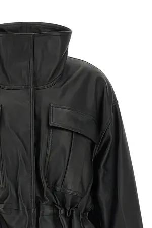 RÓHE Long-sleeved Leather Jacket