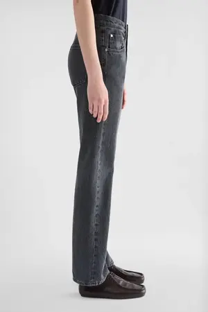 JIL SANDER Flared Lightweight Denim Trousers