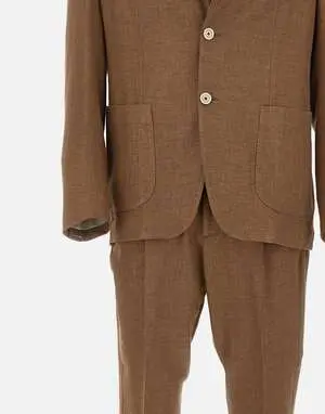 Eleventy Single-breasted Suit And Trousers Two-piece Set