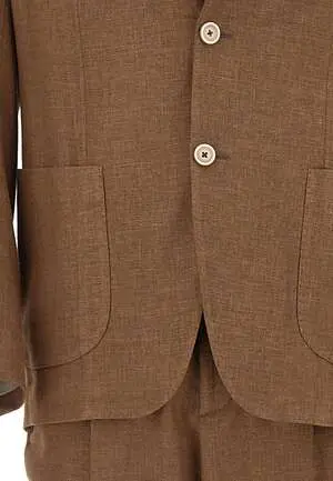 Eleventy Single-breasted Suit And Trousers Two-piece Set