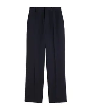JIL SANDER High-waisted Trousers - Midnight