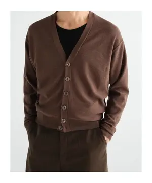 LEMAIRE Relaxed Twisted Cardigan In Merino Blend