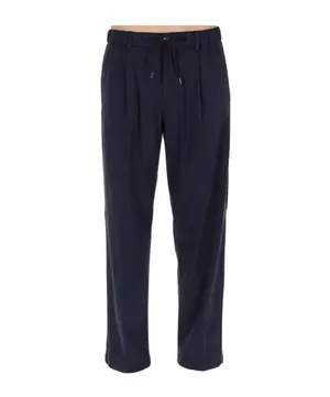 Herno Casual Trousers With Belt Loops - Black
