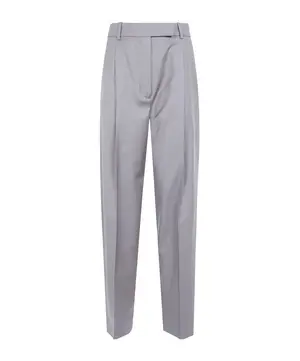 RÓHE Casual Pants With Belt Loops - Desertbrown
