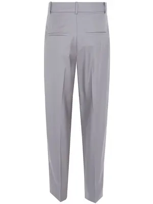 RÓHE Pleated Front Trousers With Belt Loops