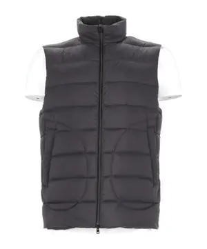 Herno Zippered Vest - Black