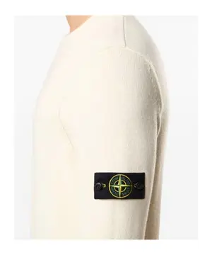 Stone Island Ribbed-knit Crew-neck Sweater