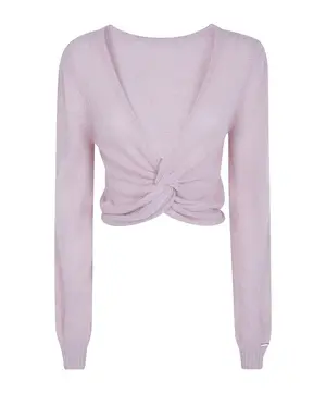 TWINSET Solid-color Double-knit Top
