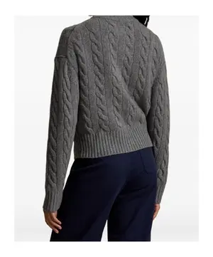 Polo Ralph Lauren Cable-knit Quarter-zip Sweater