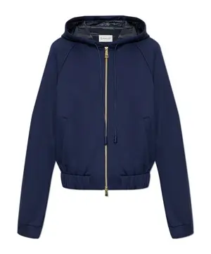 Moncler Logo-patch Zip-up Hoodie