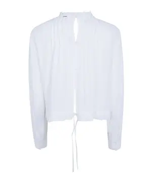 TWINSET Lace Panel Long Sleeve Top