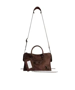 Balenciaga Le City Small Shoulder Bag - Light Espresso