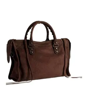 Balenciaga Le City Small Shoulder Bag - Light Espresso