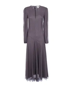TWINSET Sheer Long-sleeve Dress - No