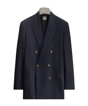 Dior Double-breasted Jacket - Dark Blue