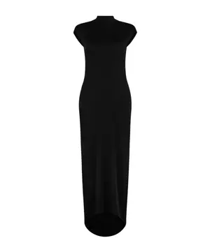 TOM FORD Draped Cutout Maxi Dress - Black