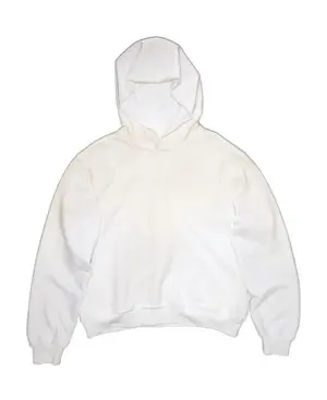 Acne Studios Logo Printed Long-sleeved Hoodie - White