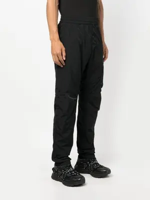 C.P. COMPANY Lens-detail Tapered Track Pants - Black