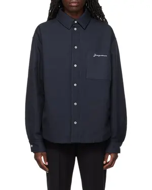Jacquemus Collared Long-sleeve Shirt