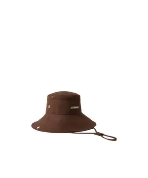 Jacquemus Decorated Fisherman's Hat - Brown