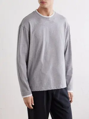 LARDINI Cotton-jersey T-shirt