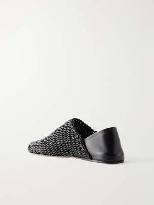 JW Anderson Slipper Woven-leather Mules