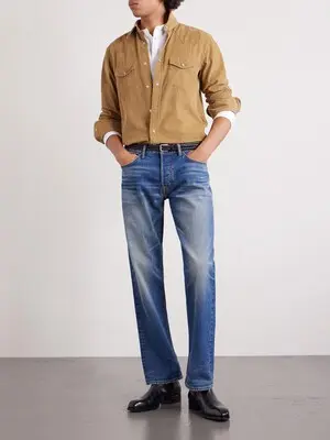 TOM FORD Slim-fit Cotton-corduroy Shirt