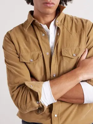 TOM FORD Slim-fit Cotton-corduroy Shirt