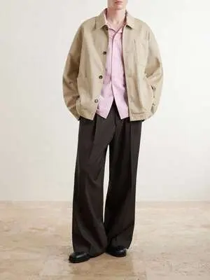 JW Anderson Logo-embroidered Cotton-twill Jacket