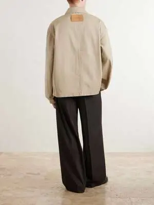 JW Anderson Logo-embroidered Cotton-twill Jacket