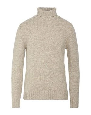 ARAGONA Turtleneck Size Baby Alpaca Wool, Merino Wool - Beige