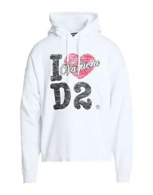 Dsquared2 Cotton Terry Hoodie With Logo Print