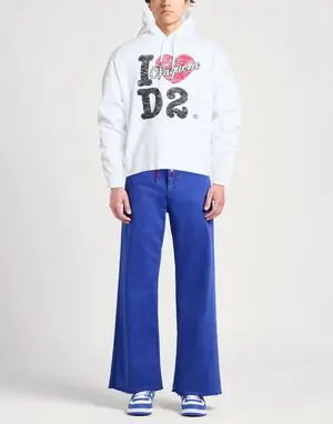 Dsquared2 Cotton Terry Hoodie With Logo Print