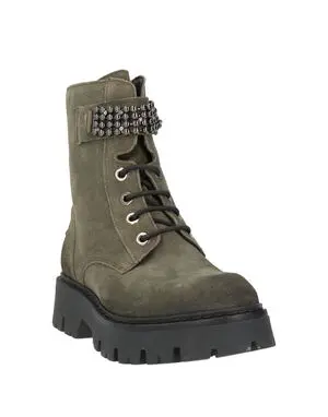 CAFÈNOIR Ankle Boots Light Brown Size Leather - Green
