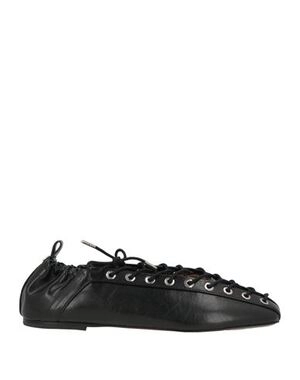 GANNI Ballet Flats Size Synthetic Material - Black