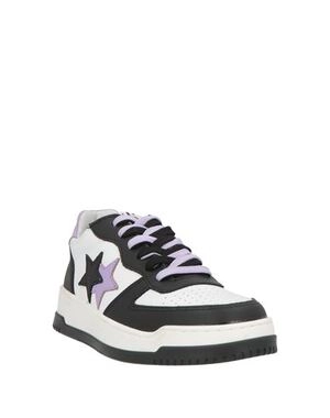 2STAR Leather Low-top Sneakers With Logo Detail