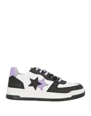 2STAR Leather Low-top Sneakers With Logo Detail