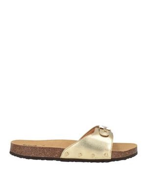 DR. SCHOLL'S SHOES Sandals Size Leather - Gold