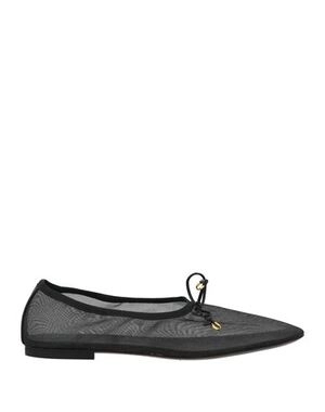 ODISSI Ballet Flats Size Leather, Textile Fibers - Black