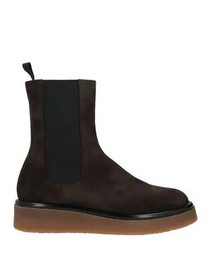 HALMANERA Dark Leather Ankle Boots