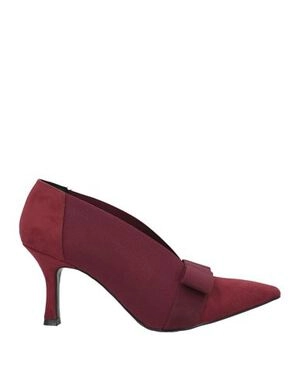 NILA & NILA Pumps Burgundy Size Synthetic Material, Elastic Fibres - Red