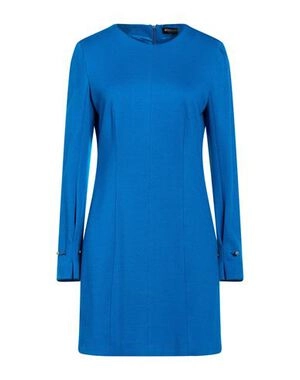DONDUP Woman Mini Dress Black Size 4 Viscose, Polyamide, Elastane Blue