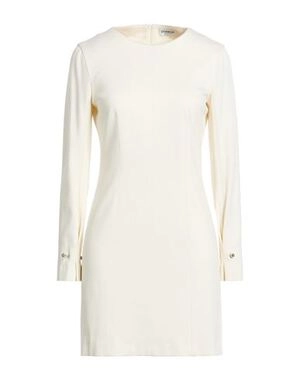 DONDUP Mini Dress Size Viscose, Polyamide, Elastane - Off White